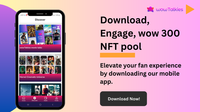 Download, Engage, wow - 300 NFT pool by wowTalkies | AirLyft
