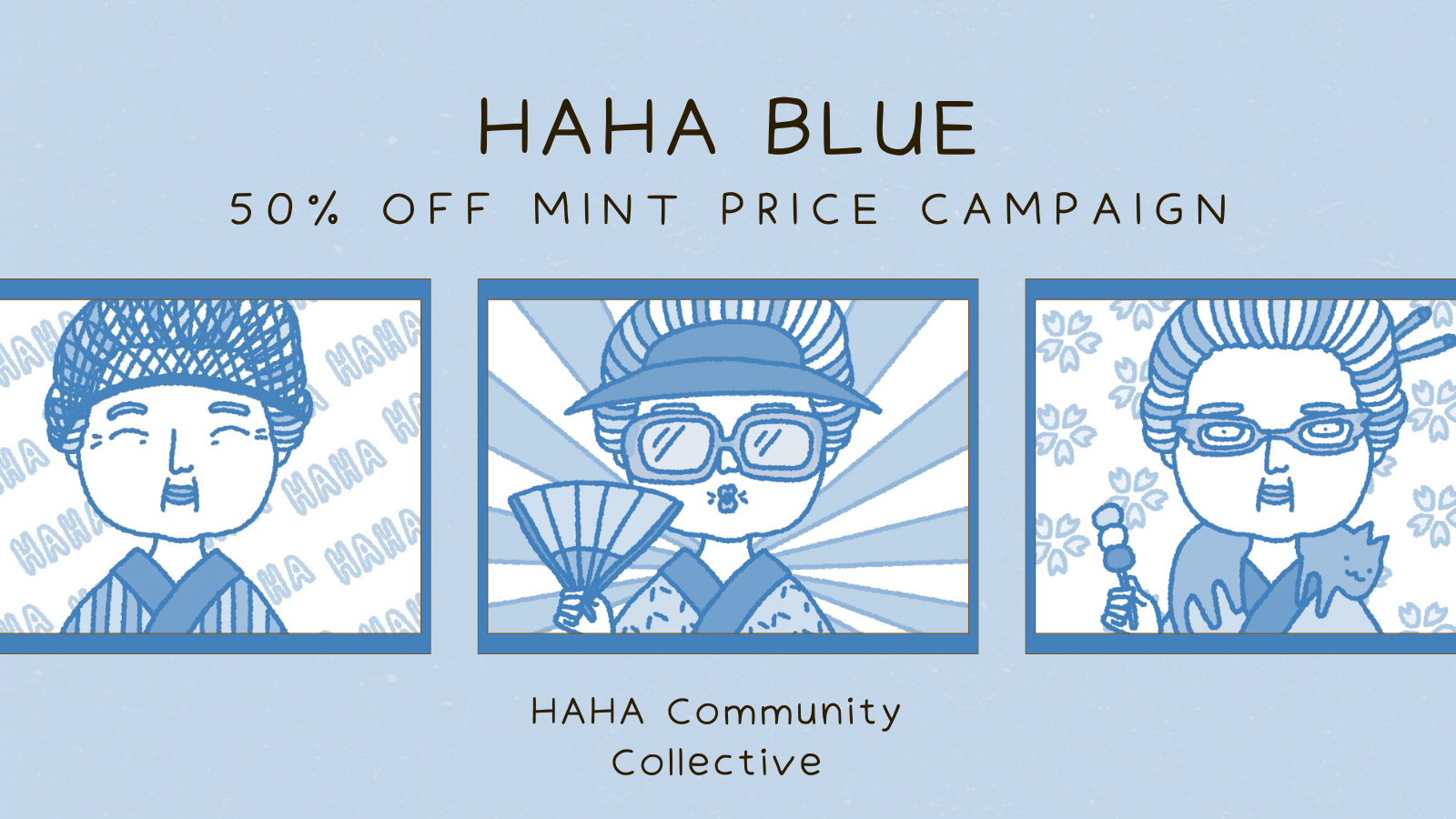 🤑Half Price HAHA Blue NFT WL! by HAHA Coin | AirLyft